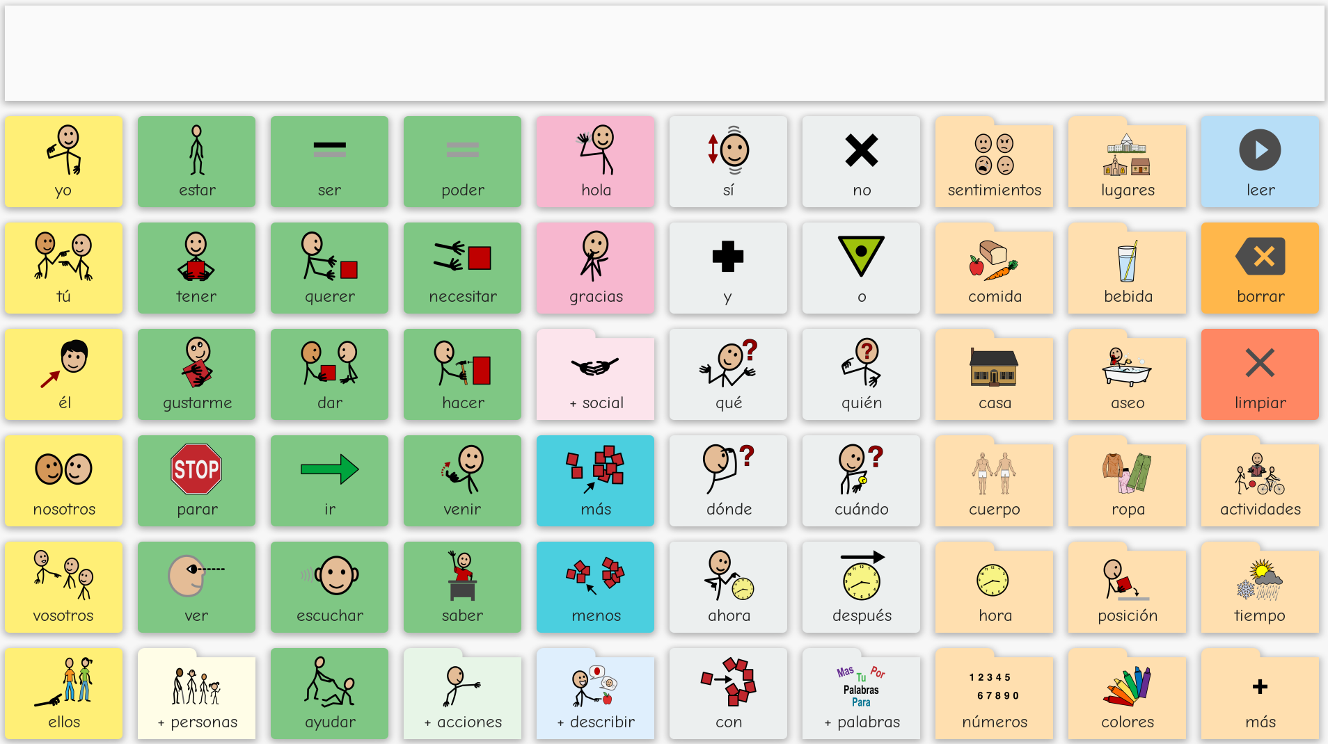 Tableros de comunicación basados en Vocabulario Núcleo con Eneso Verbo | Eneso